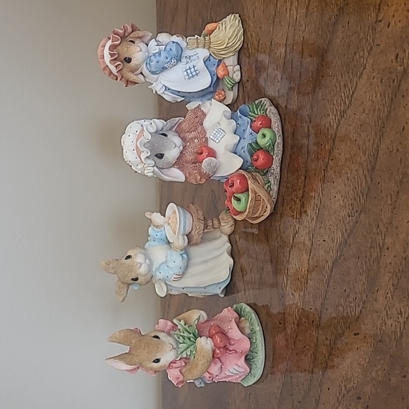 Enesco | Other | Bunnies My Blushing Bunnies Set Of Four | Poshmark